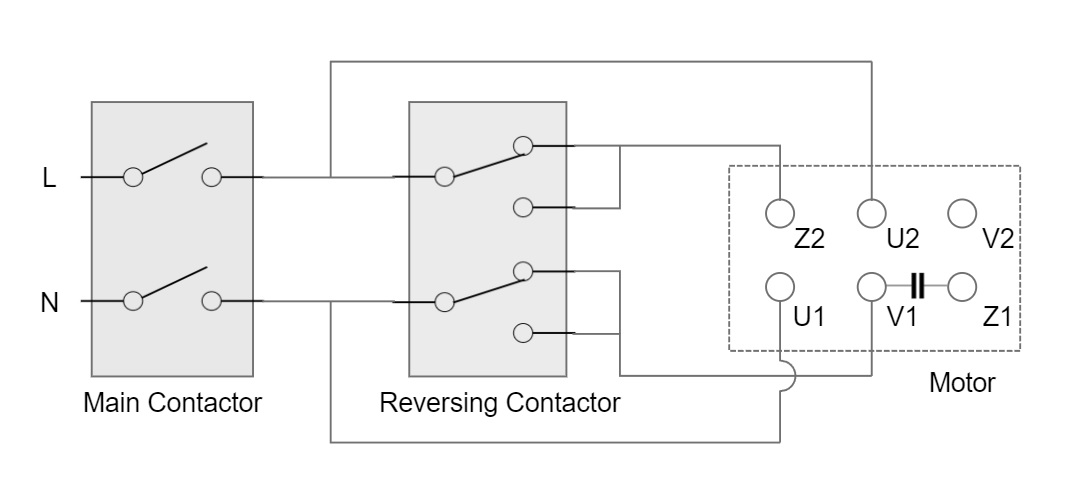 How do I reverse a single phase motor?